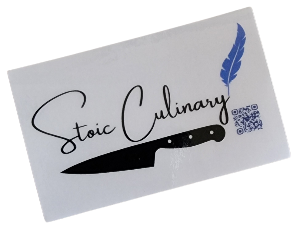 Stoic Culinary Quill Sticker